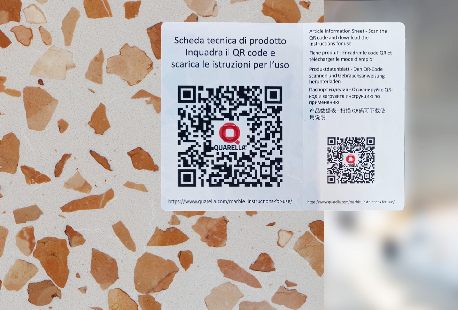 Quarella aggiorna l'etichetta smart label - Quarella